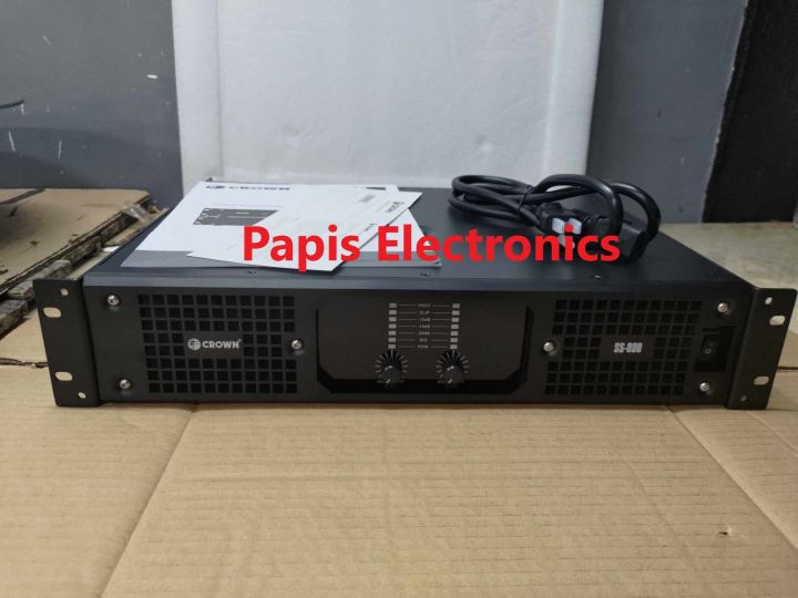 Crown Supreme Series SS-800 Power Amplifier 800 watts | Lazada PH