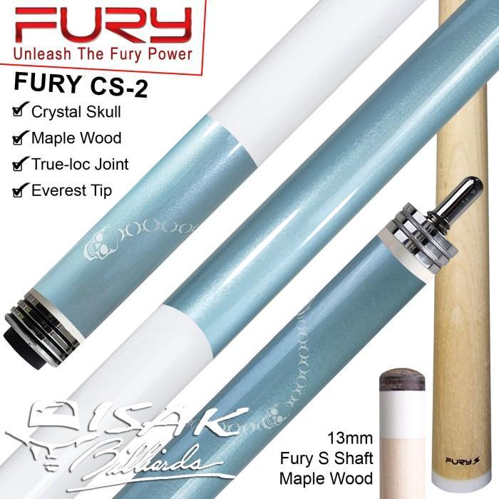 FURY CS-02 CRYSTAL SKULL USA SERIES - BILLIARD CUE STICK - STIK BILIAR ...