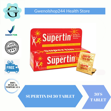 SUPERTIN ISI 30 TABLET | Lazada Indonesia