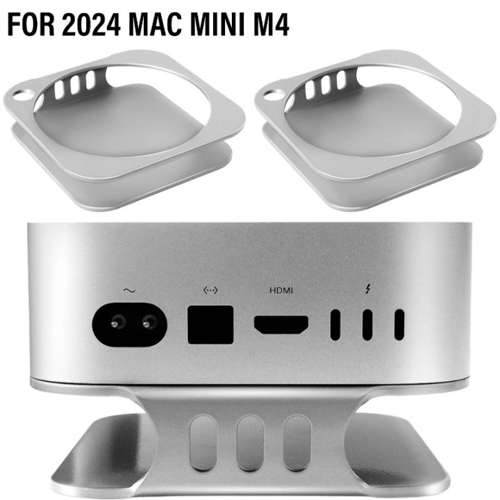 Heat Dissipation Metal Holder for 2024 Mac Mini M4 Power Button Desktop ...
