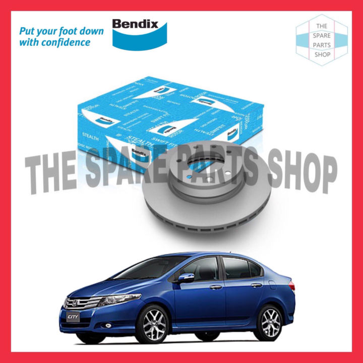 HONDA CITY TMO JAZZ GE TFO CIVIC SR4 S5A FRONT BRAKE DISC ROTOR ...