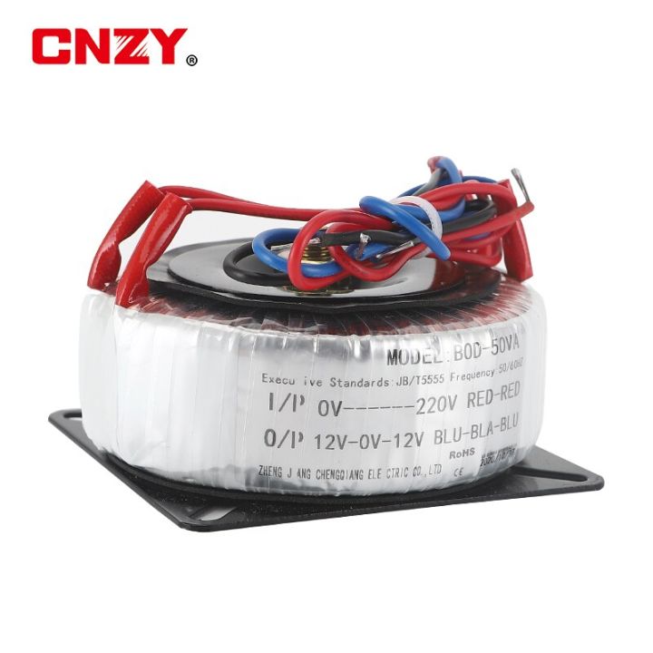 100W toroidal transformer 100VA220V380V input single set of 24V 12V 36V 48V 110 power amplifier ...