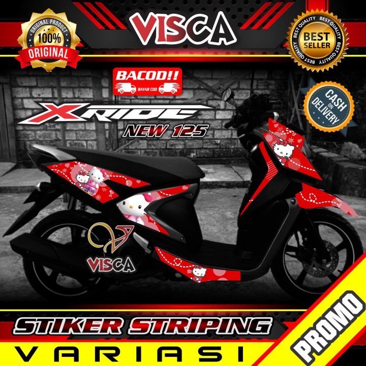 Stiker Striping X Ride 125 Variasi Hello Kitty 01 | Lazada Indonesia