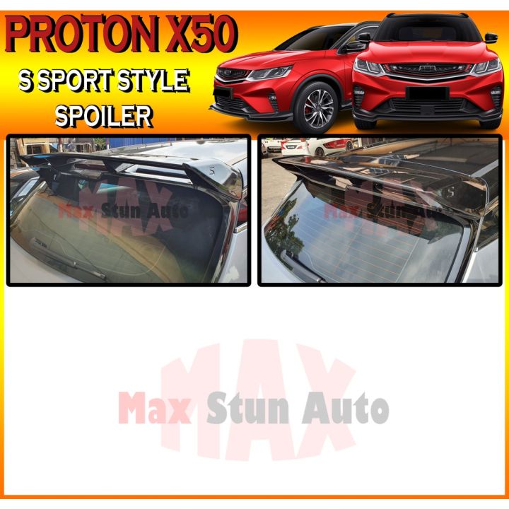 PROTON X50 S SPORT STYLE SPOILER (S SPORT) REAR TRUNK SPOILER FOR X50 ...