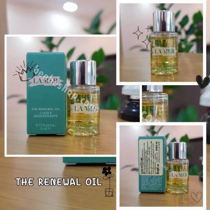 La Mer The Renewal Oil 5ml ผลิต 11/2024 ทรีทเมนท์ออยบำรุงผิวหน้า ...