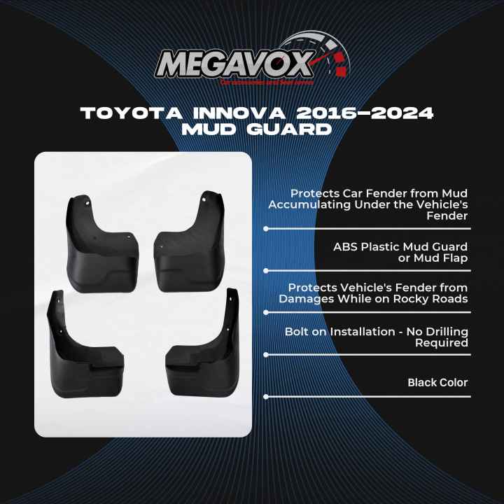 Toyota Innova 2016-2024 Mud Guard | Lazada PH