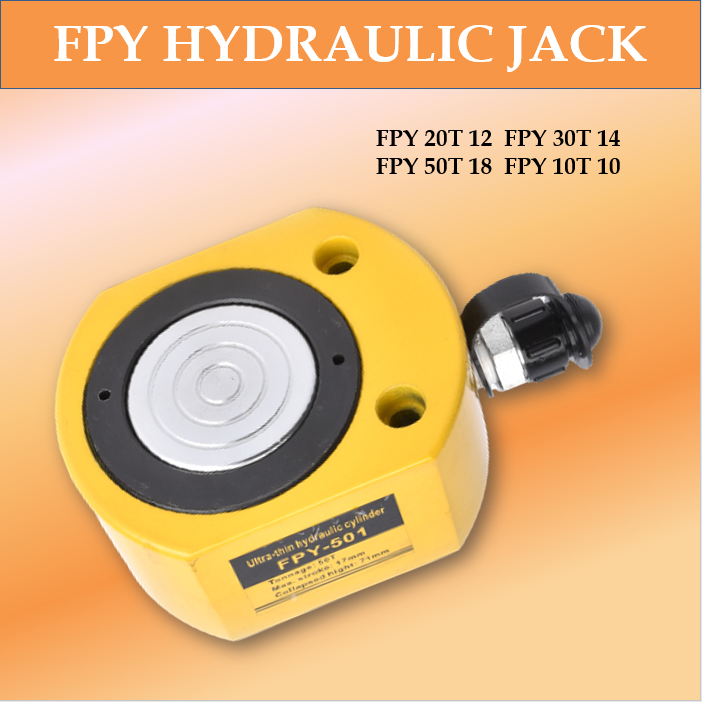 Ycaruz Lifting Supply 10T-50T FPY Super Thin Type Hydraulic Cylinder ...