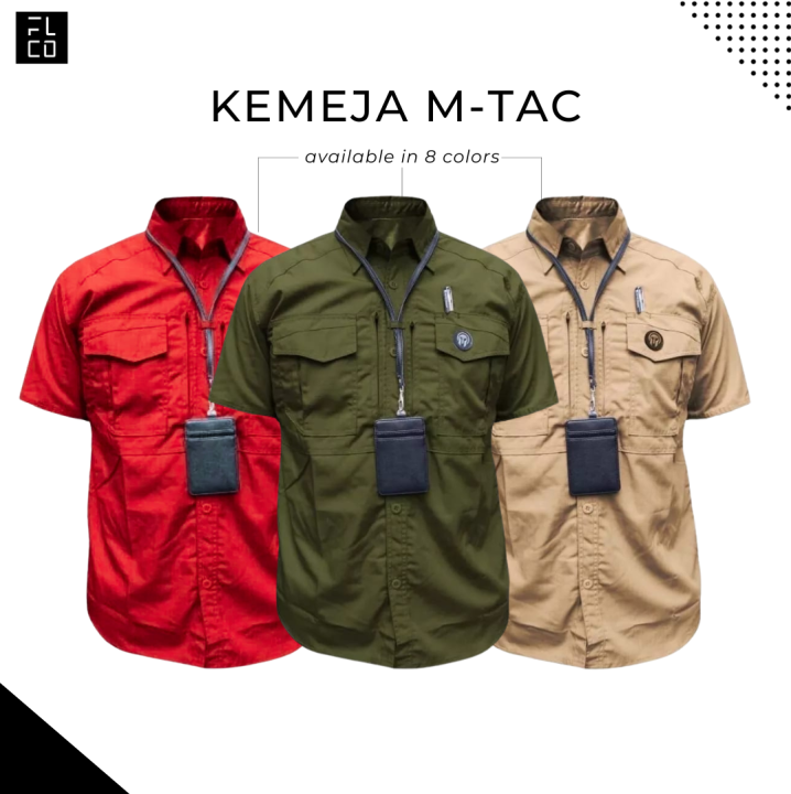 KEMEJA TACTICAL MTAC PENDEK / KEMEJA TACTICAL LAPANGAN / KEMEJA OUTDOOR ...