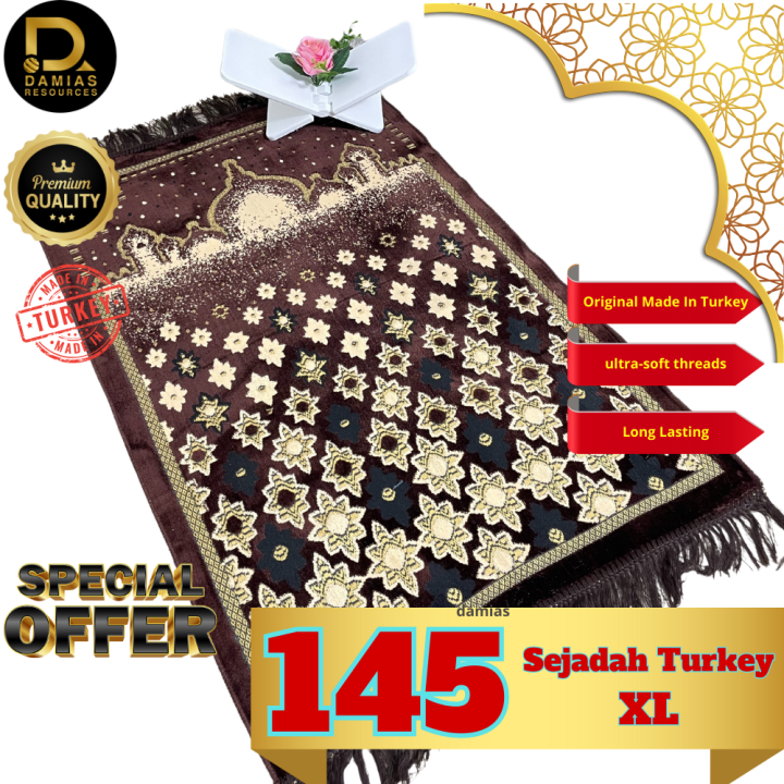 Sejadah Turkey Sulam (115x70) Corak Terkini Gubahan Dulang Hantaran ...