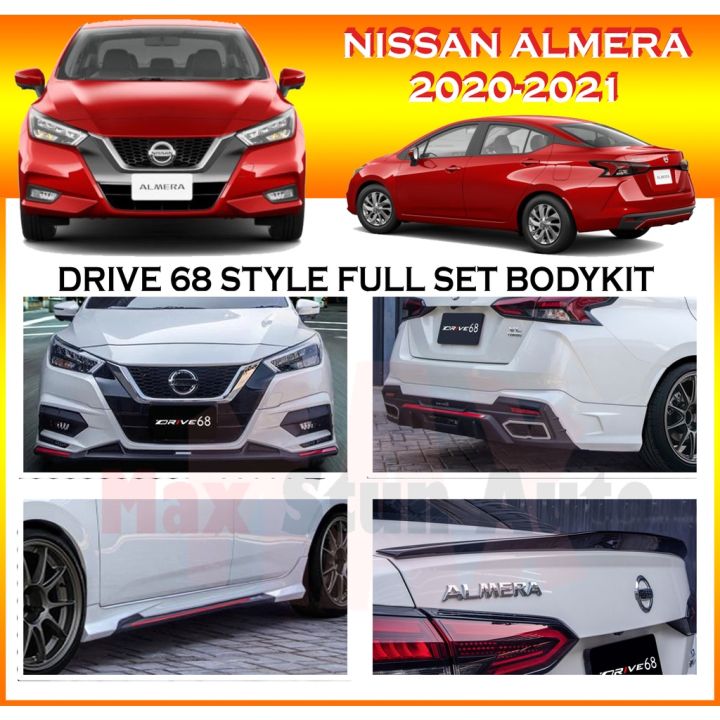 NISSAN ALMERA 2020-2021 DRIVE68 STYLE FULLSET BODYKIT (D68,68) ABS ...