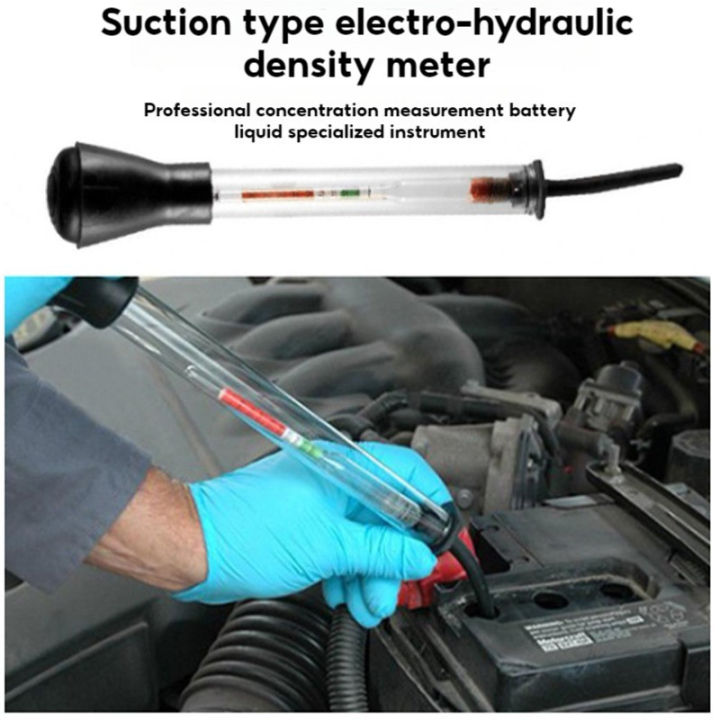 Electrolyte Specific Gravity Hydrometer Quick Testing Tool Car Battery ...