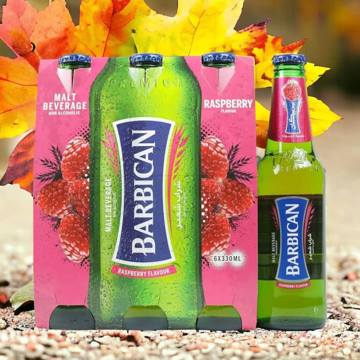 Barbican Malt Raspberry Flavor Non Alcoholic Drink 6 Bottles 330ML ...