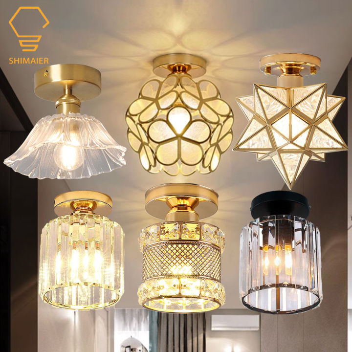 Ceiling Light Modern Design Nordic Aisle Light Petal Creative ...