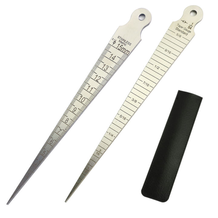 Stainless steel gap wedge plug inner diameter cone gauge, aperture ...