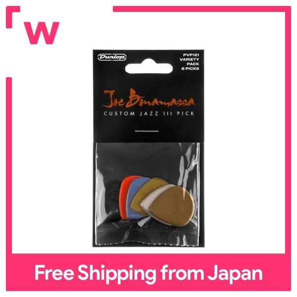 Jim Dunlop PVP121 Joe Bonamassa Signature Pick Variety Pack BONAMASSA ...