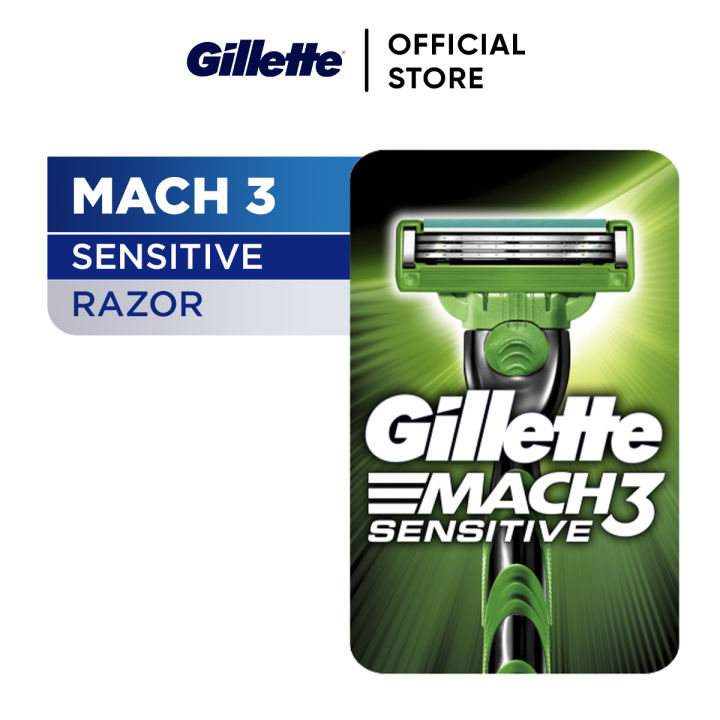 Gillette Mach 3 Sensitive Razor 1x6x5 | Lazada PH