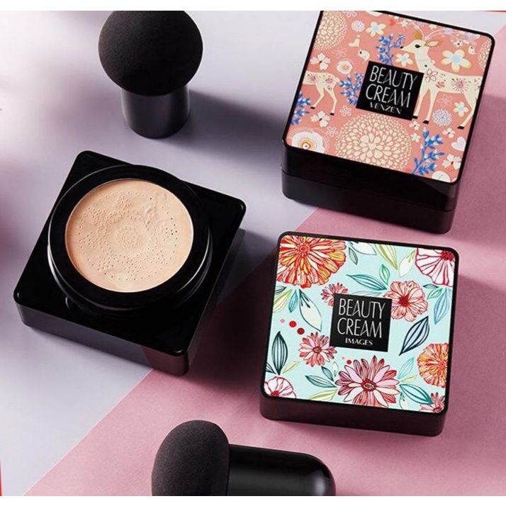 IMAGES or VENZEN mushroom head moisturizing air cushion BB cream foundation CC cream | Lazada
