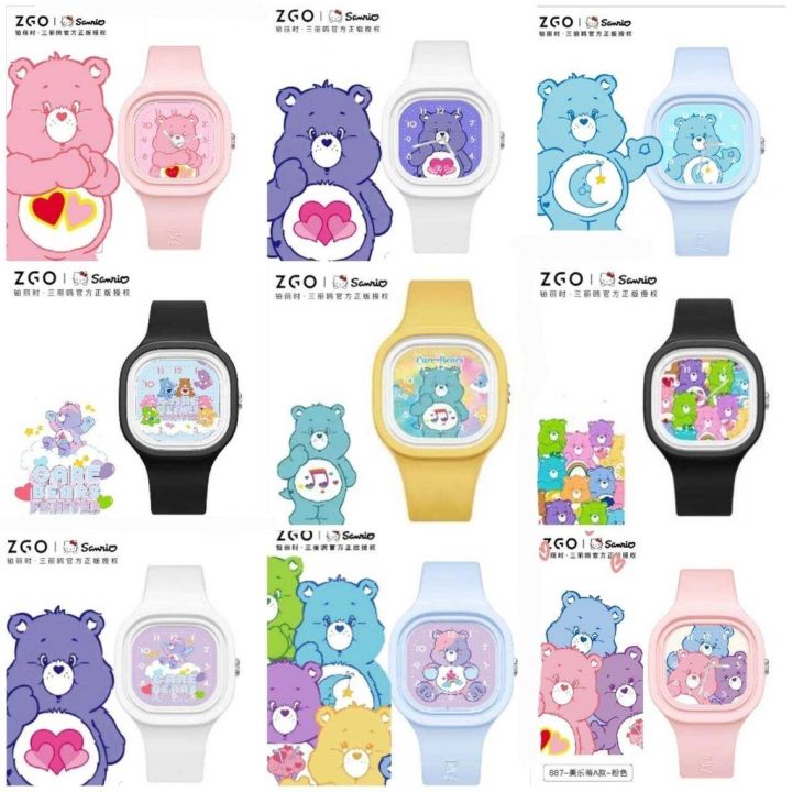 Care Bears Student Watches Sanrio Kuromi Watch Waterproof Kids Watch ...