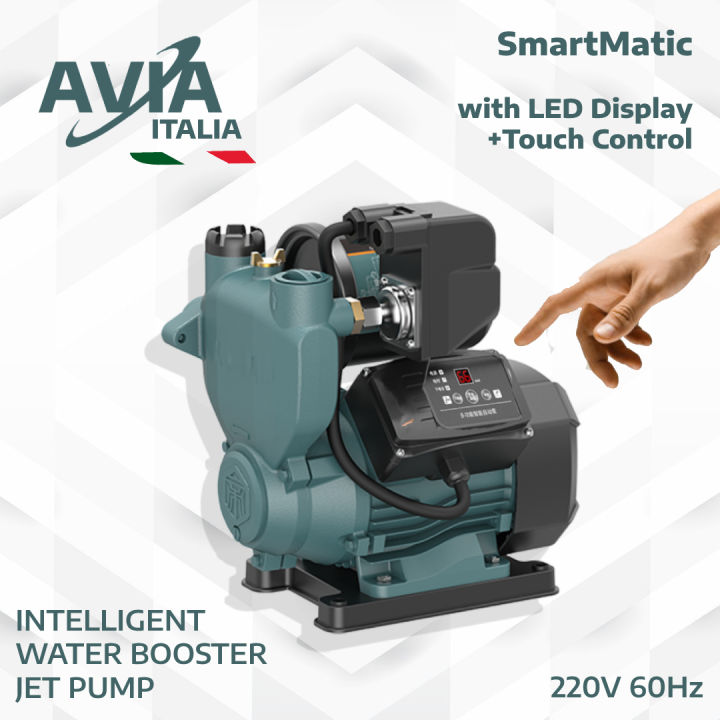 [ITALY] SMART All in One Water Pump Booster Copper Brass Impeller (Plug ...