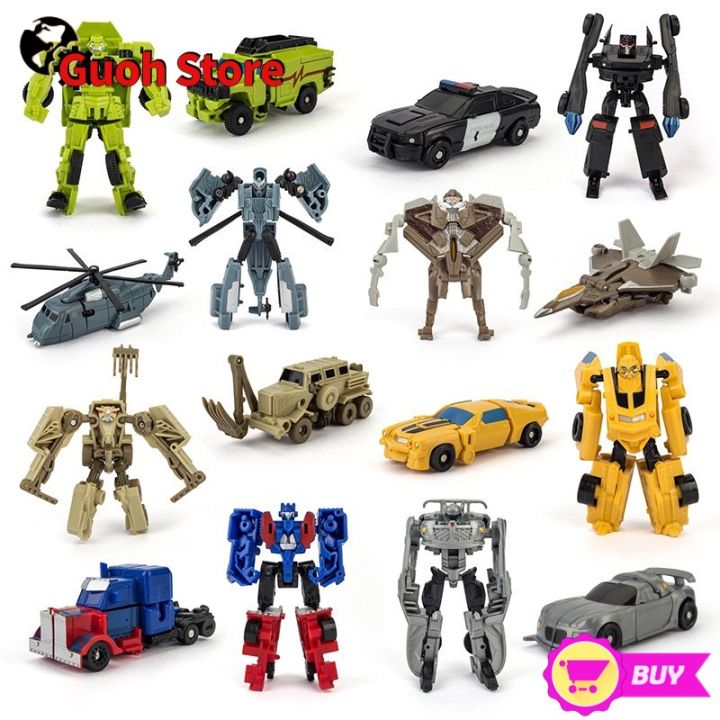Kids Mini Optimus Prime Bumblebee Transformers Robot Toys Kid Megatron ...