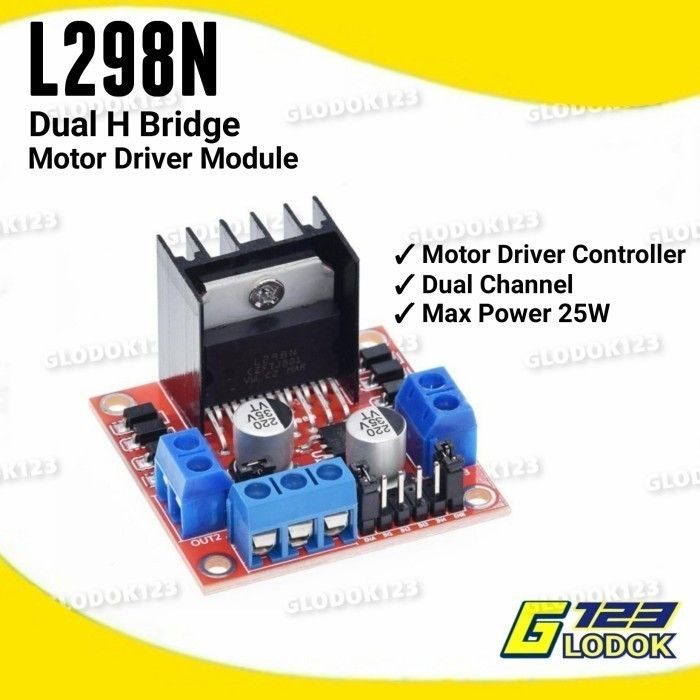 L298N L298 Dual H Bridge Stepper Motor Driver Module Arduino | Lazada ...