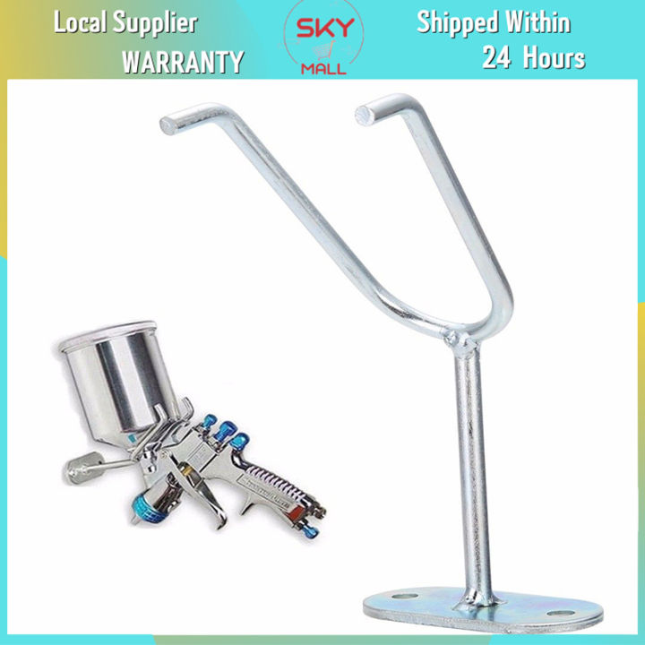 Paint Spray Gun Holder Wall-mounted Spray Gun Fixed Bracket Wall Bench ...