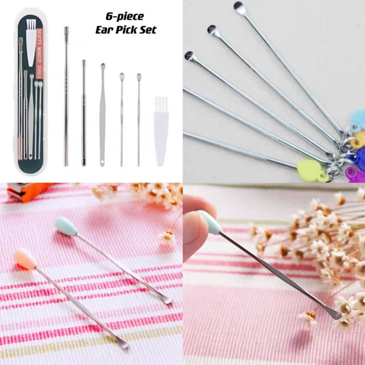 Ear Cleaner Stainless Steel Ear pick Curette Health Tools Earwax ...