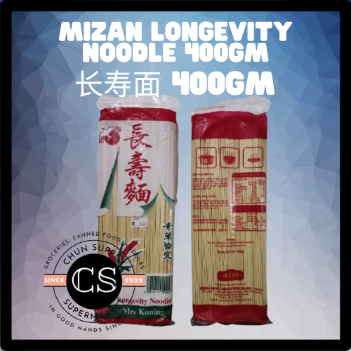 [HALAL] MIZAN Longevity Noodle 400gm/ 长寿面 400gm | Lazada