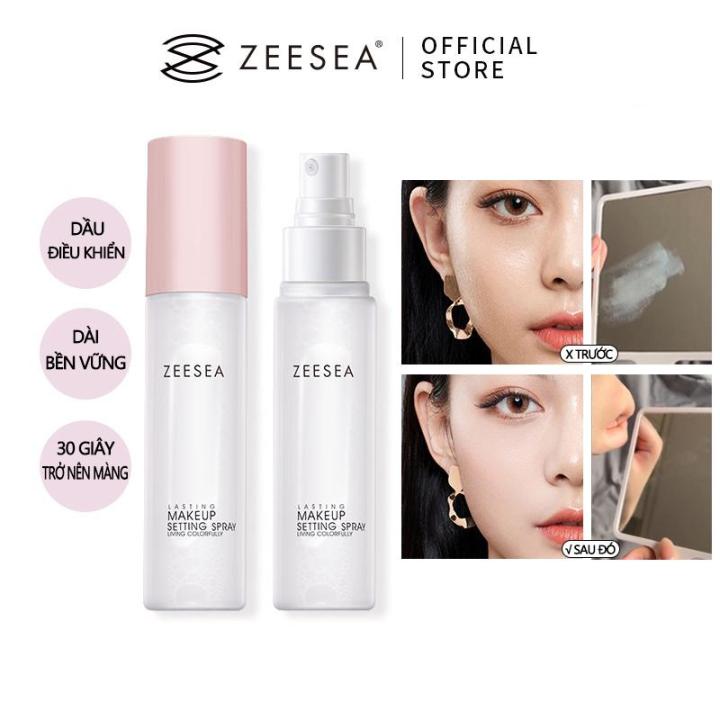 Xịt khoá makeup Chai xịt trang điểm Zeesea tạo hiệu ứng bóng bẩy lâu trôi quyến rũ 100ml/ 50ml ...