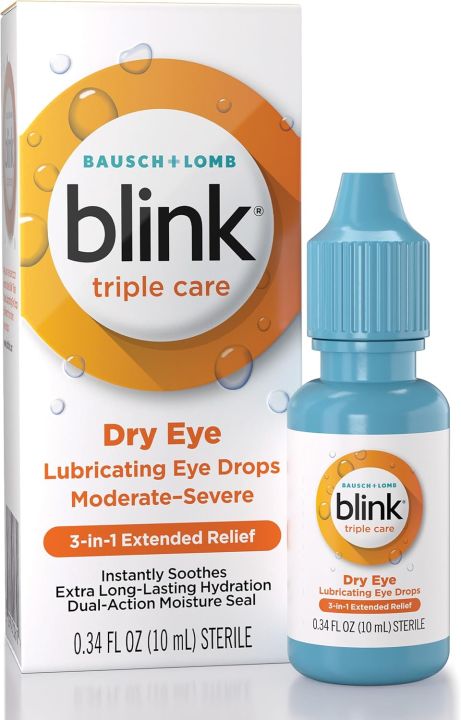 BLINK NutriTears Clinically Proven Supplement for Dry Eyes, Eye Care ...