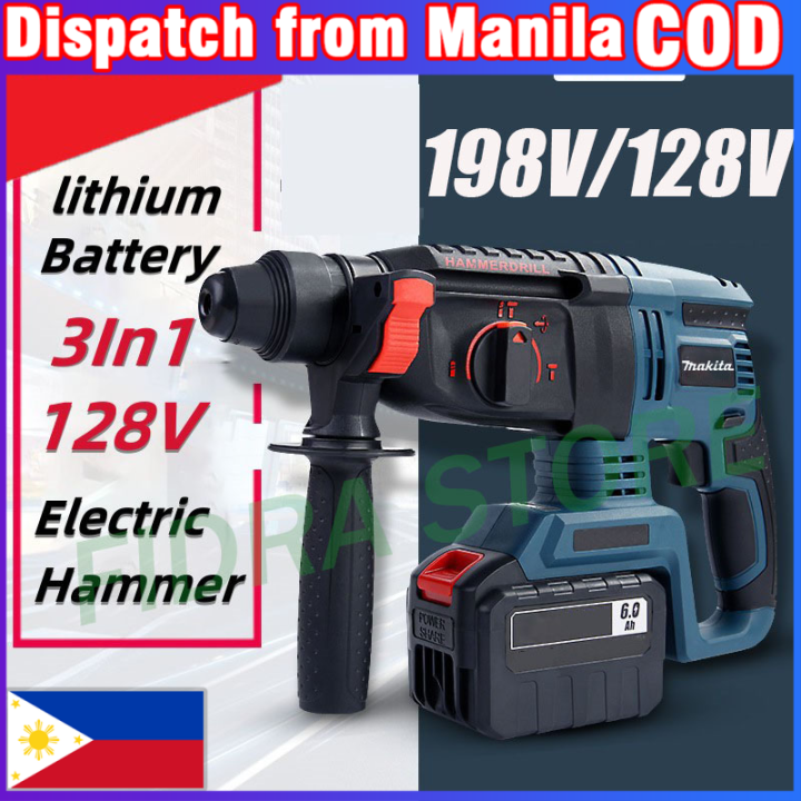 Cod Makita 3 In 1 198v Demolition Jack Hammer Heavy Duty Cordless