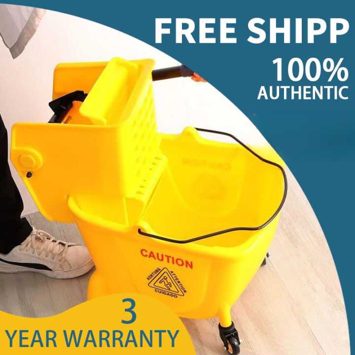 Hospital Industrial Premium Quality 36 L Cleaning Mop Squeezer Bucket ...