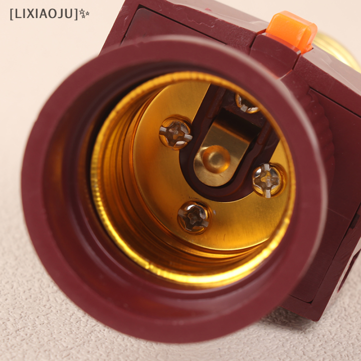 [LIXIAOJU] 1Pc E27 With Switch Socket Double Screw Multi-purpose Socket ...