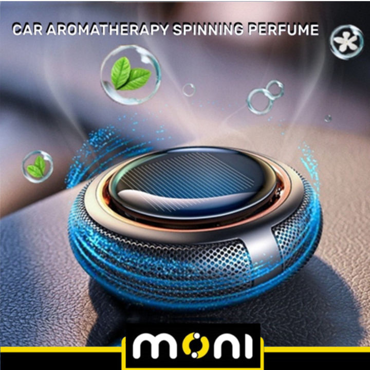 Car Solar Air Freshener Car Perfume Powered By Solar 汽车太阳能空气净化器 | Lazada