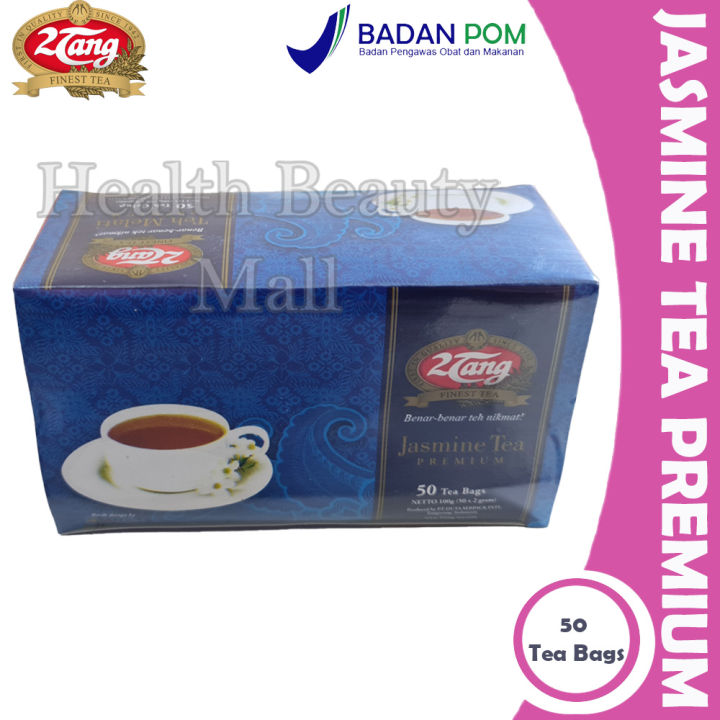 Teh 2Tang Jasmine Tea Premium Box = 50 Pcs - 2 Tang Teh Melati Celup ...