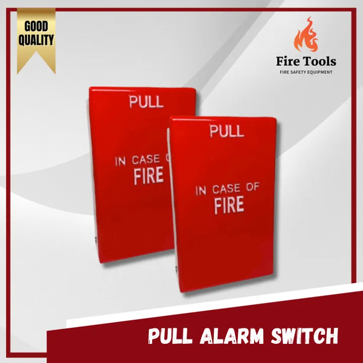 DIYMO Fire Alarm Pull Down Swith Pull Alarm Button Fire Switch Bell Box ...