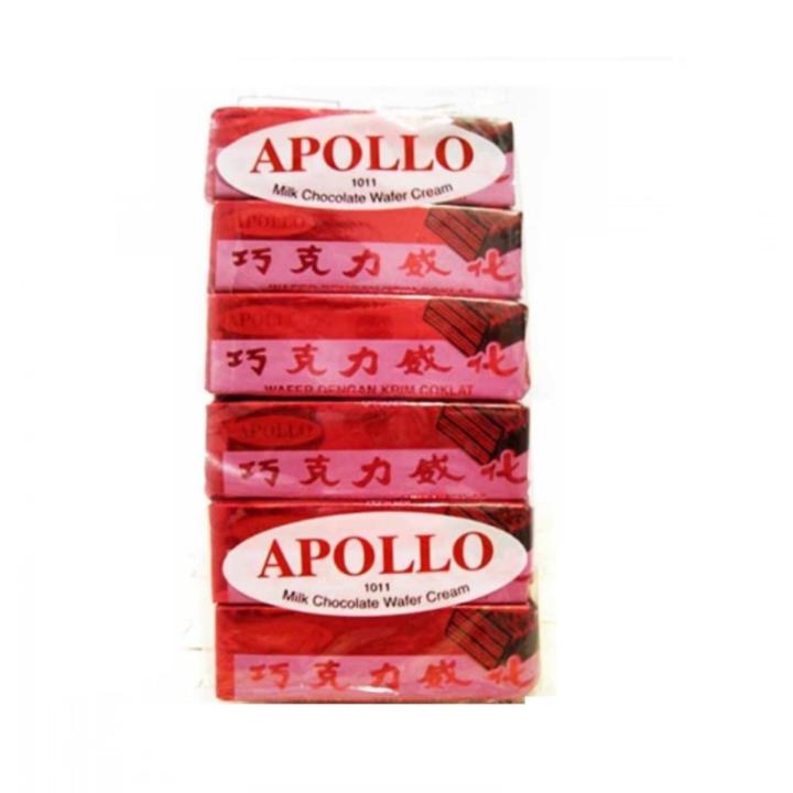 Apollo Milk chocolate Wafer 12g x 12 | Lazada
