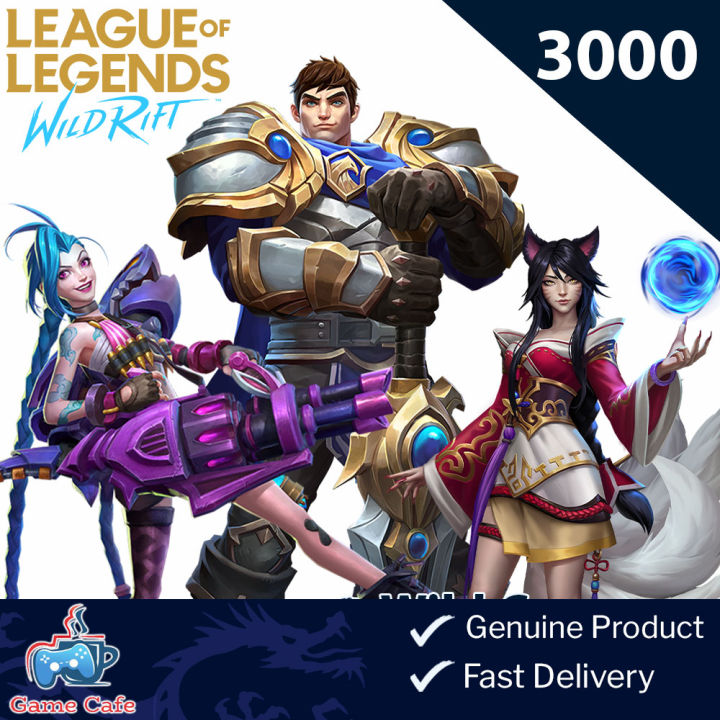 Wild Cores 100 | 305 | 535 1100 | 1725 | 3000 Wild Rift TOP UP [PH ...
