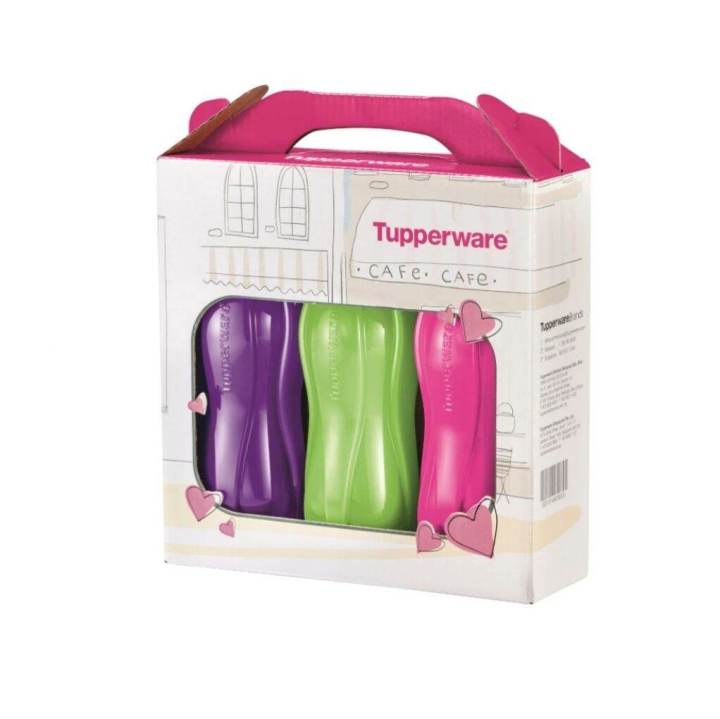 Tupperware Neon Mini Eco Bottle (3) 310ml - 1 set / 1pc Choose Color ...