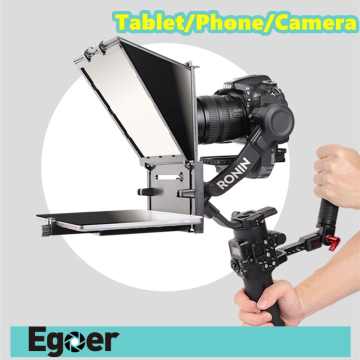 QIYE Q3 Foldable Teleprompter for 12" Tablet Phones Pad Prompting ...