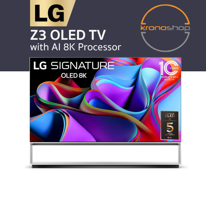 [2023 NEW] LG Z3 88 INCH 8K Smart SELF-LIT OLED TV with AI ThinQ ...