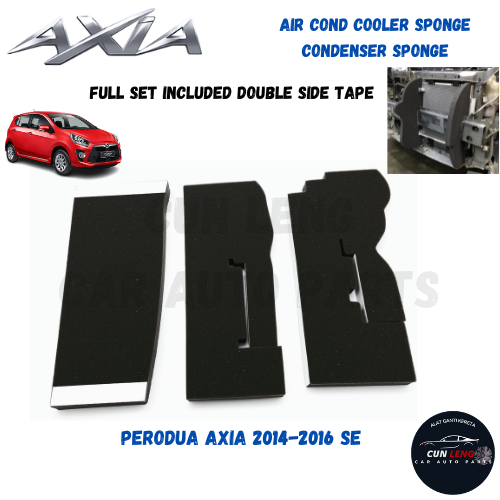 Perodua Axia 2014 - 2016 SE Model Air Cond Cooler Condenser Sponge Full ...