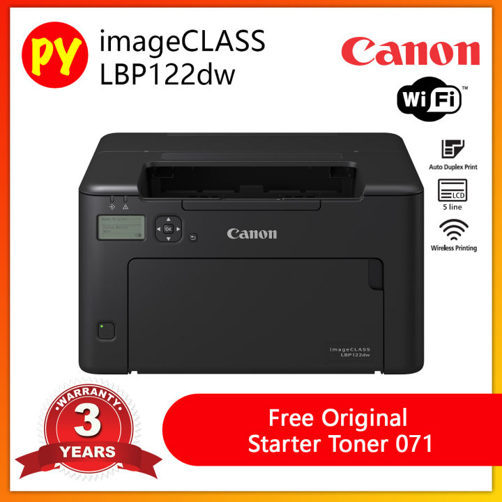 Canon imageCLASS LBP121dn | LBP122dw Auto Duplex Network LaserJet with ...