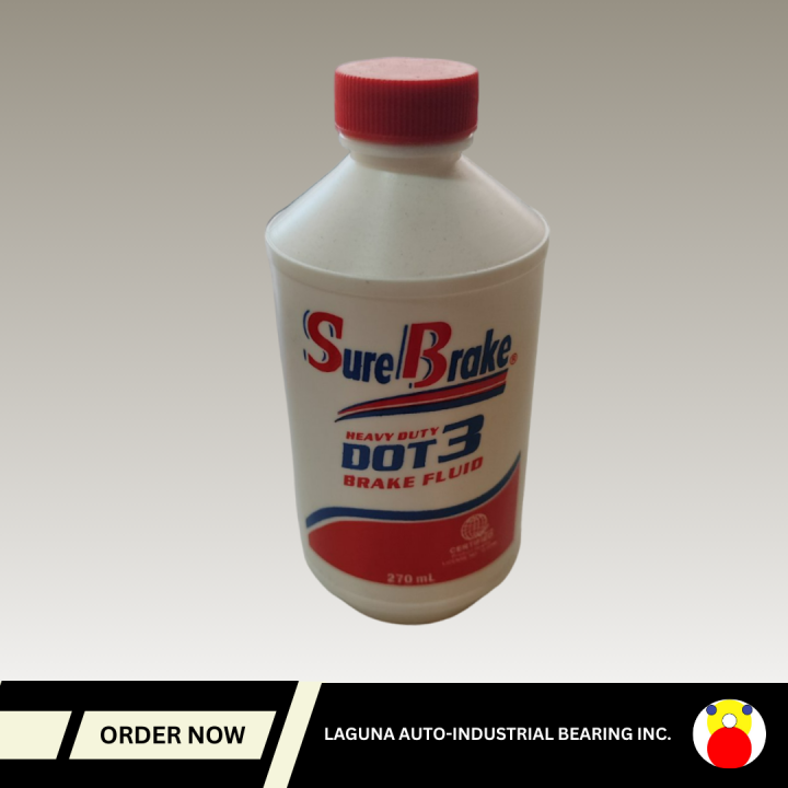 SUREBRAKE Brake Fluid Dot 3 270ml | Lazada PH