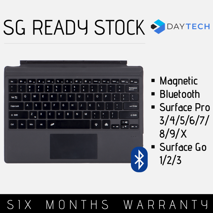 Surface Pro Go Type Cover Keyboard 1 2 3 4 5 6 7 8 X for Surface Pro or ...