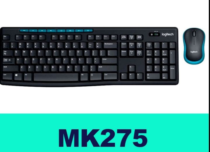 Logitech Rappo Mk 275 Wireless Keyboard Mouse Mousepad Combo Lazada Singapore