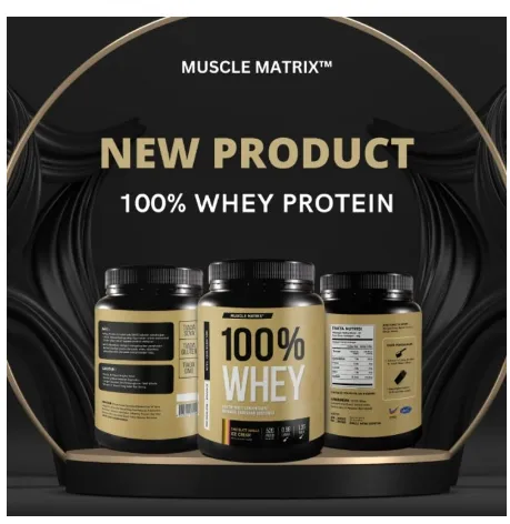 Muscle Matrix Whey Protein 2 lbs/900 g (30 servings) | Lazada