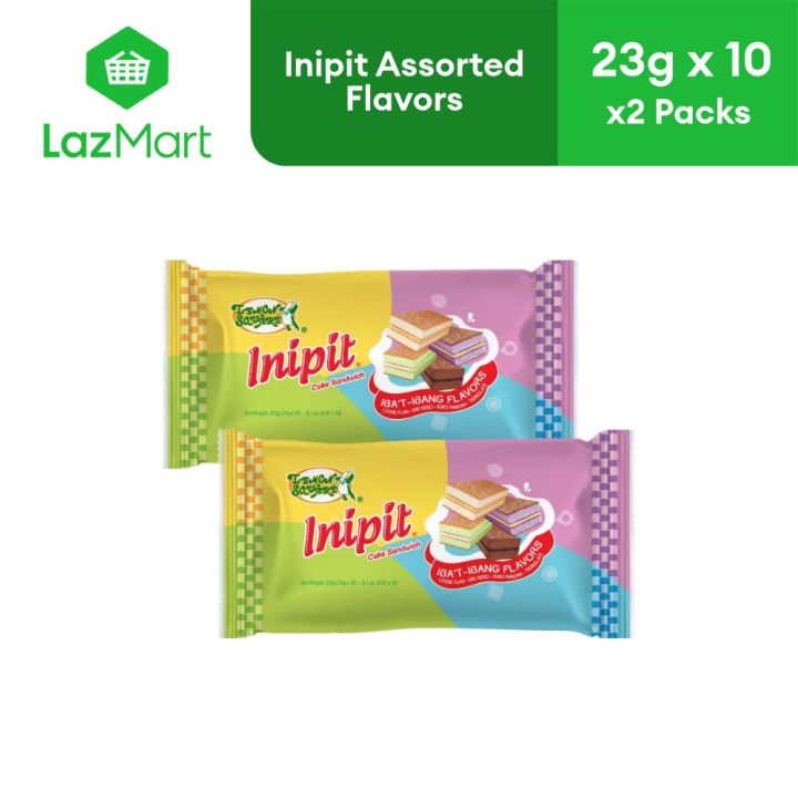 Lemon Square Inipit Assorted 23g x 10 - Pack of 2 | Lazada PH