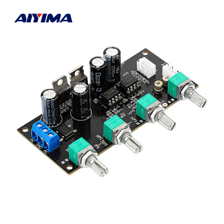 Aiyima Ne5532 Amplifier Tone Preamp Board Treble Bass Midrange Volume Tone Control Adjustment ...