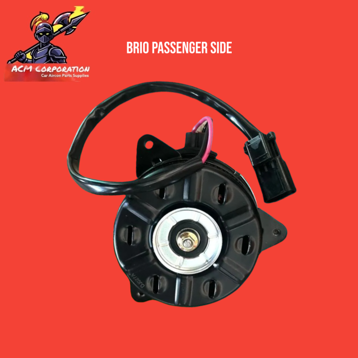 Honda BRIO Fan Motor Passenger side Condenser Radiator Car Aircon parts ...